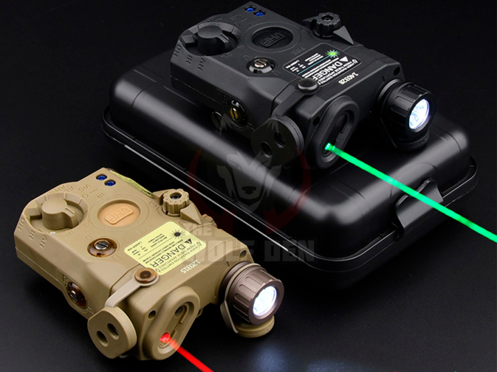 Wadsn LA-PEQ-15 Laser red + IR + Light + Strobo – Negro / Arena ...