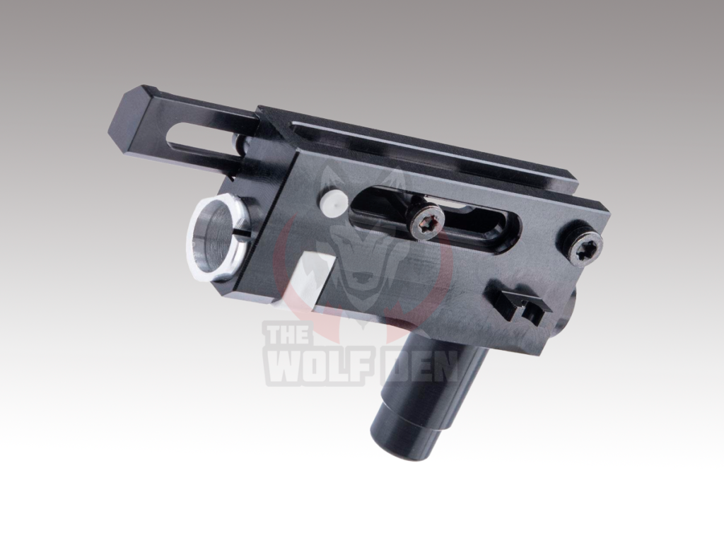 Retro Arms CNC Machined Aluminum Hop-Up Unit for AK Series Airsoft AEGs – EMG (Negro) – The Wolf Den