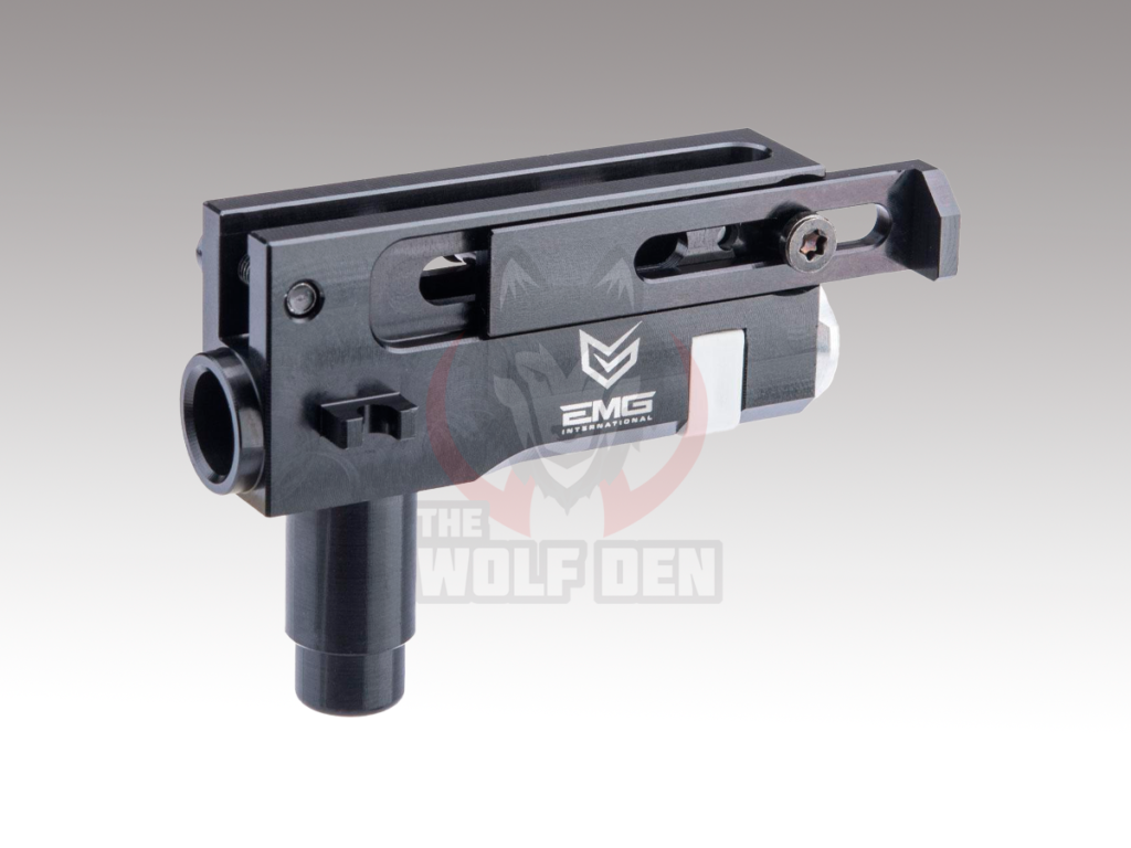 Retro Arms CNC Machined Aluminum Hop-Up Unit for AK Series Airsoft AEGs – EMG (Negro) – The Wolf Den
