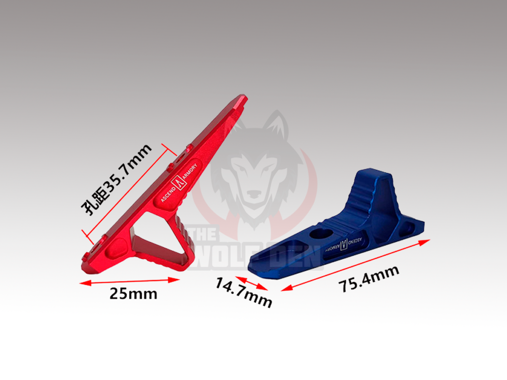 Ascend Armory M-Lock Aluminium Front Finger Grip – Negro [ME06087 ...