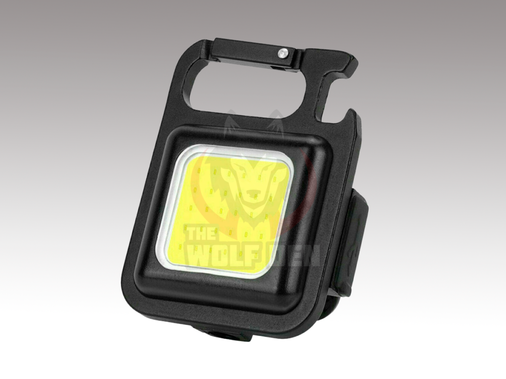 COB Rechargeable Keychain Light – The Wolf Den