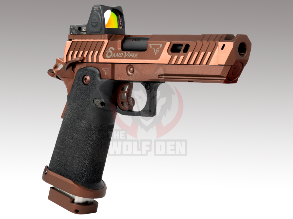 EMG TTI Licensed JW4 2011 Sand Viper GBB Pistol – The Wolf Den