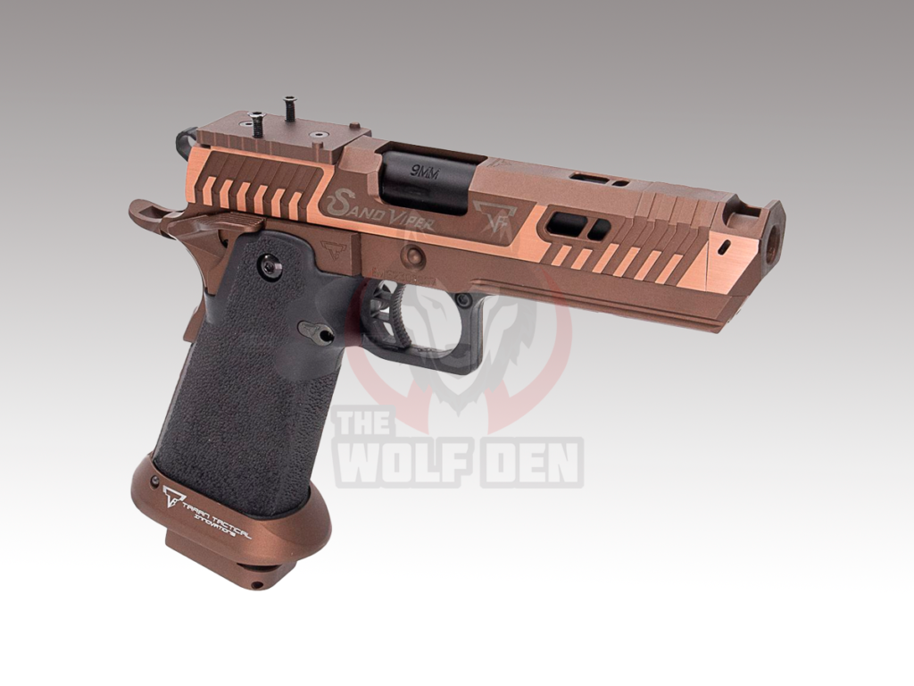 EMG TTI Licensed JW4 2011 Sand Viper GBB Pistol – The Wolf Den